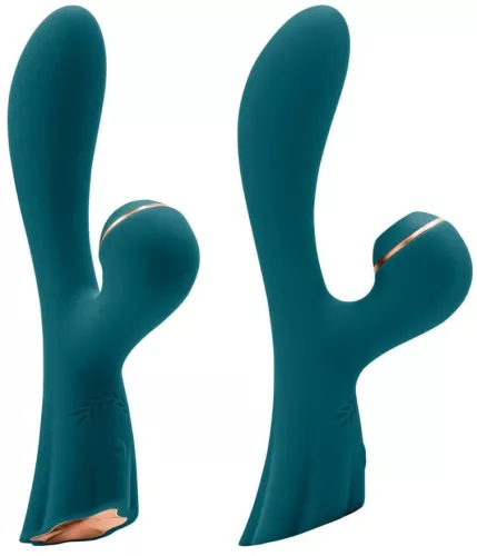 Vibrator Luxe Aura Teal NS Toys stimulare clitoris - punctul G lungime 19.5 cm - cel.ro