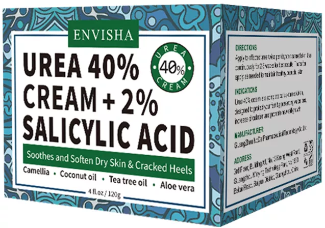 Crema pentru picioare cu 40 uree si 2 acid salicilic Envisha by ...