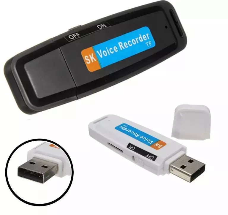 Mini reportofon sub forma de stick USB Gonga® Negru hhkv_76491074 - cel.ro