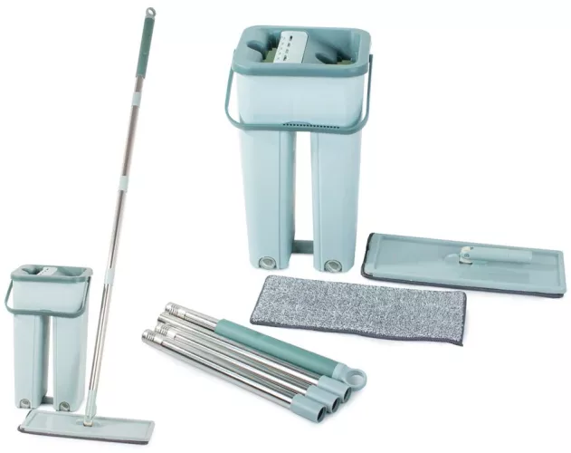 SET PROFESIONAL MOP PLAT CU COADA + GALEATA 12 L 491566 - cel.ro
