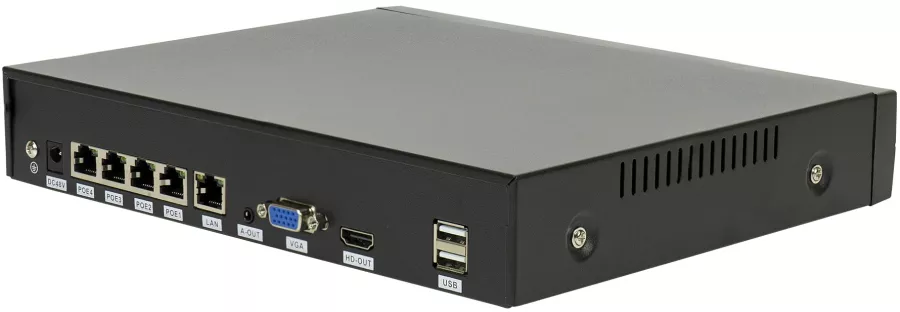 NVR POE PNI House IP810 cu 10 canale 4K 8MP 4 canale POE si 6 canale IP ...