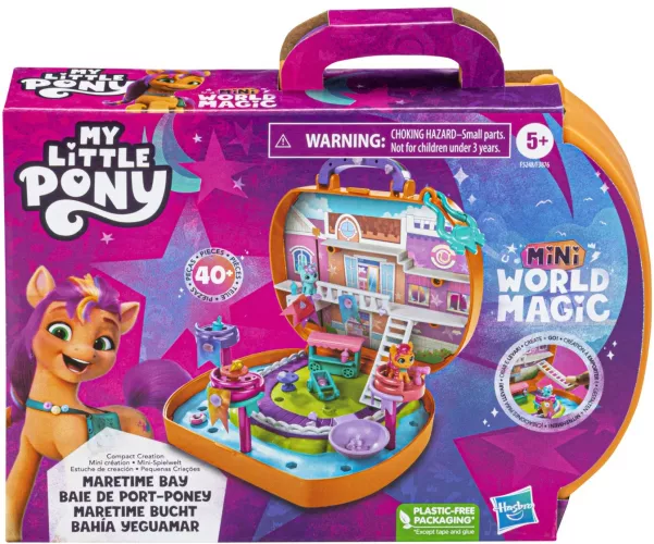 MY LITTLE PONY MINI WORLD MAGIC SET DE JOACA COMPACT CREATION MARETIME BAY - cel.ro