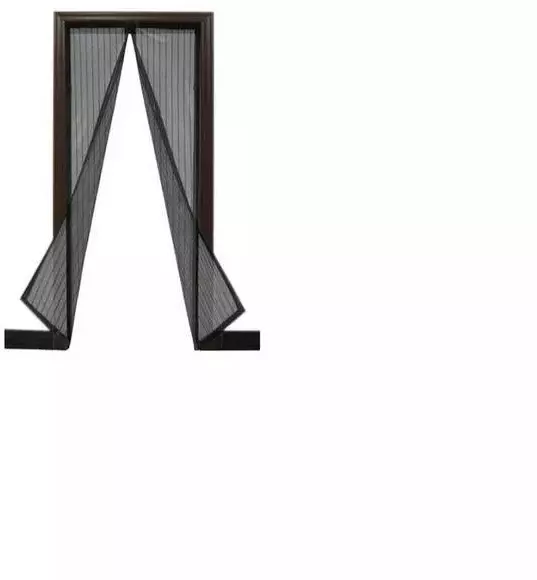 Perdea usa SIKS® plasa tantari si muste inchidere magnetica negru - cel.ro