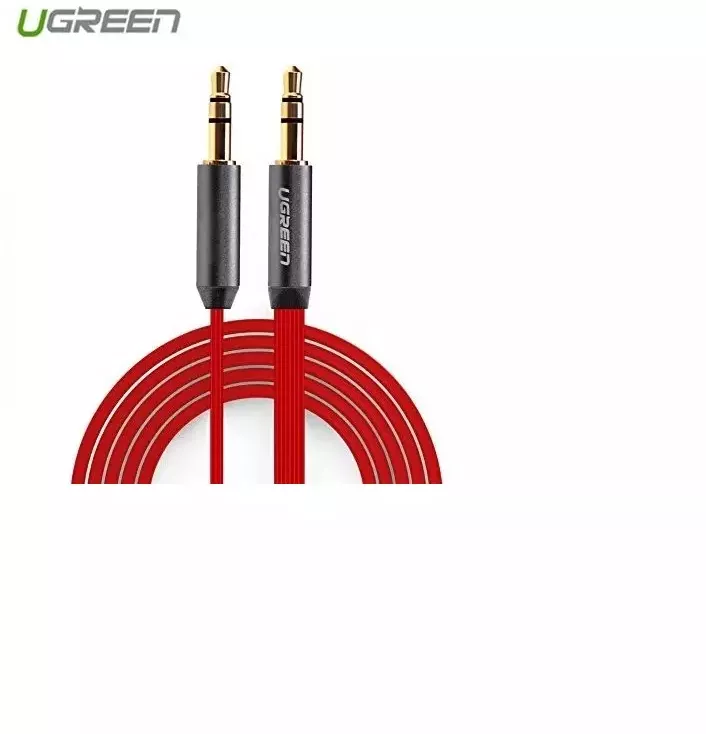 3.5mm Male-Male Audio Jack Ultra Flat cable Lungime 50 centimetri ...