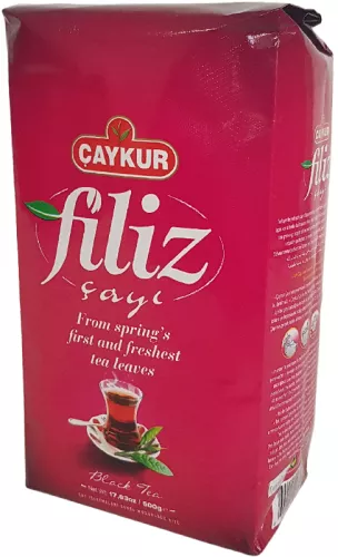 Ceai Negru Turcesc Caykur Filiz + Cadou Lingurita din metal - 500 g ...