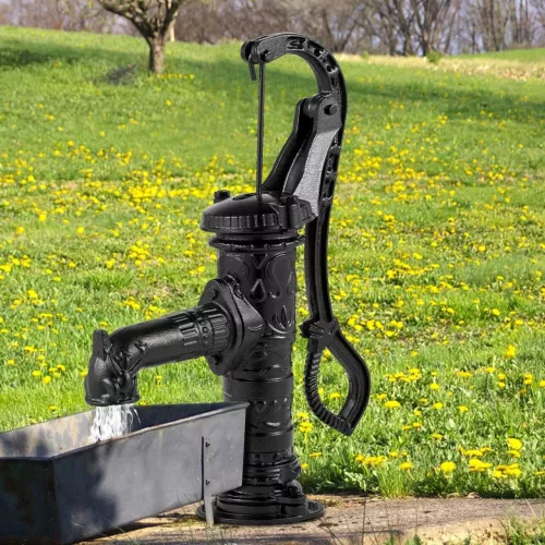 Cismea pentru gradina Fonta Antique adancime de pompare max 6 m Negru 40 x 15 x - cel.ro