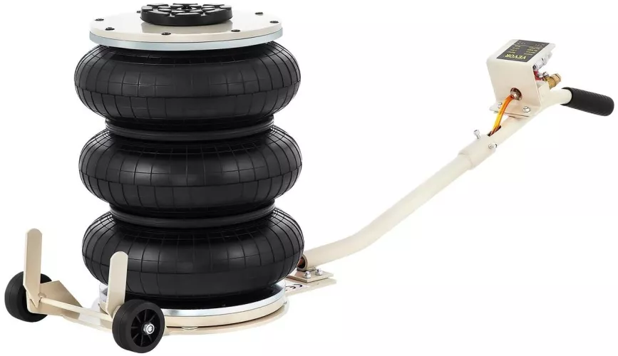 Cric pneumatic cu 3 perne Vevor capacitate 5 tone interval de ridicare ...