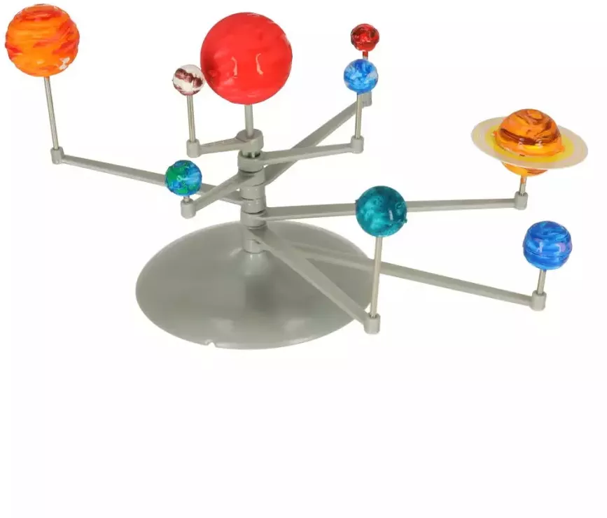 Joc educational sistem solar de colorat cu vopsea si pensula inclusa ...