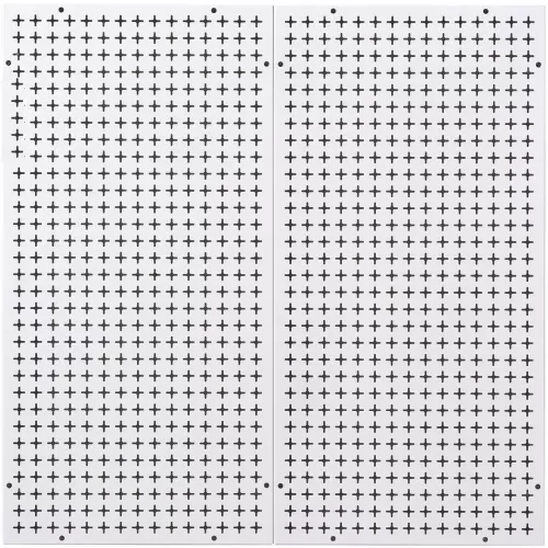 Organizator de perete pentru scule Otel carlige si rafturi 2 x paneluri ...