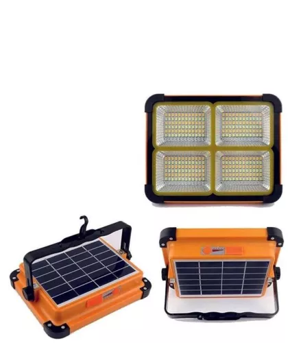 Proiector solar Turbo-400W 2391 lm alimentare USB 3.7V 8Ah IP44 - cel.ro