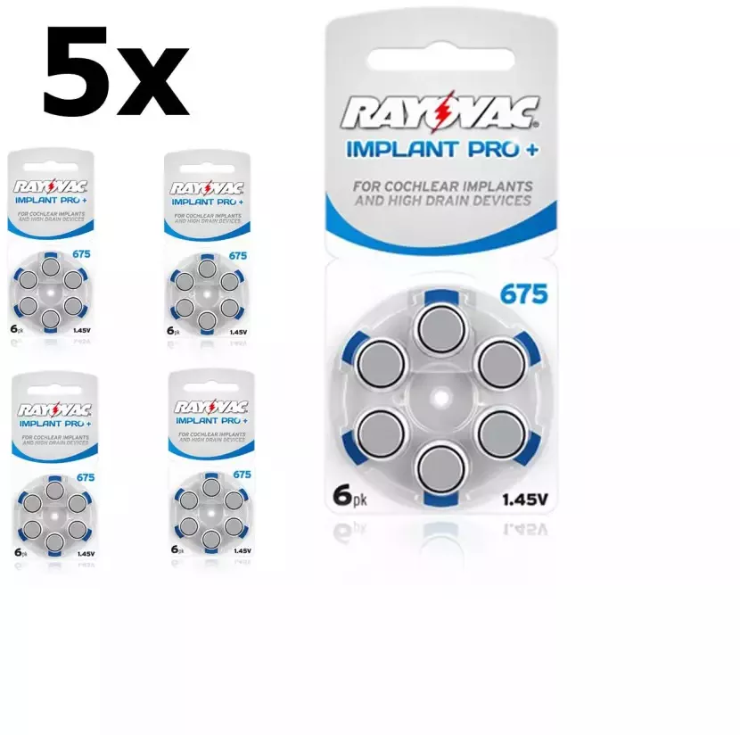 Rayovac 675 IMPLANT PRO+ baterii aparate auditive BL256-1x