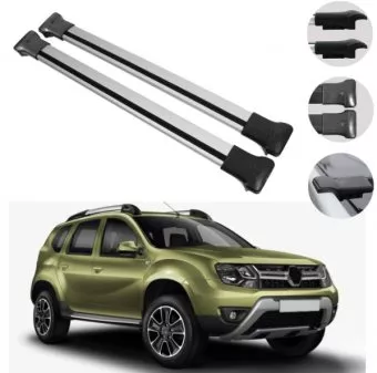 Set 2 bare portbagaj transversale aluminiu Dacia Duster 2013-2017