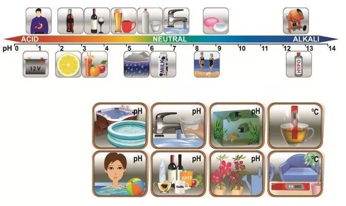 Tester PH digital pentru apa lichide Home PHT 01 termometru