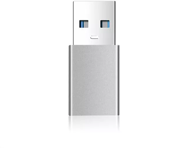 Adaptor USB 3.0 la Type-C 5Gbps 2.4A aluminiu - Fixed FIXA-CU-GR - Grey ...