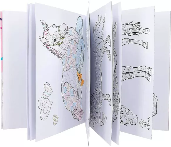 Carte de colorat 40 teme Miss Melody Colour and Design Depesche PT12452 ...