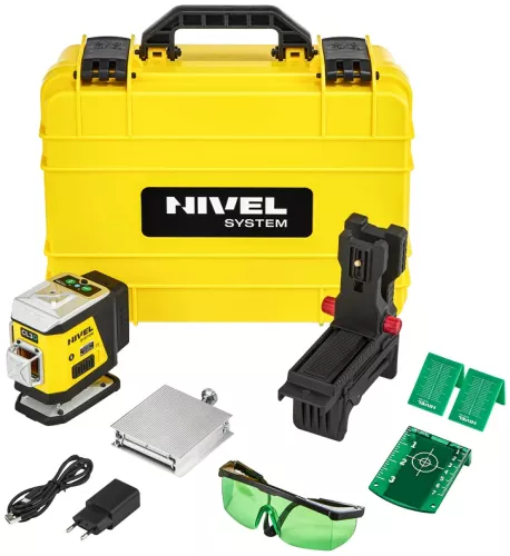 Nivela laser in cruce Nivel System CL3G 3D Multifunctionala laser verde ...