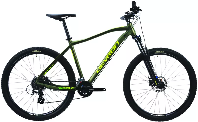 Bicicleta Mtb Devron Riddle RM1.7 - 27.5 Inch S Verde 221RM174280BP ...