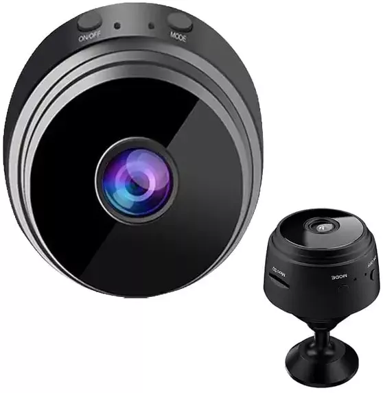 Camera Spion de supraveghere WiFi A9 Senzor de miscare HD 1080 Negru ...