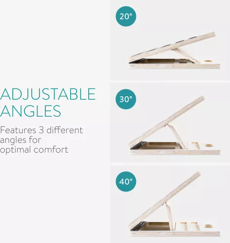 Placa de exercitii reglabila pentru intinderea gambelor Navaris 3 ...