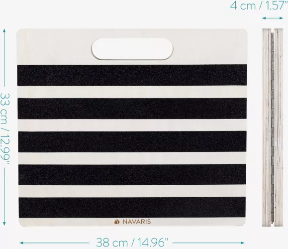 Placa de exercitii reglabila pentru intinderea gambelor Navaris 3 ...