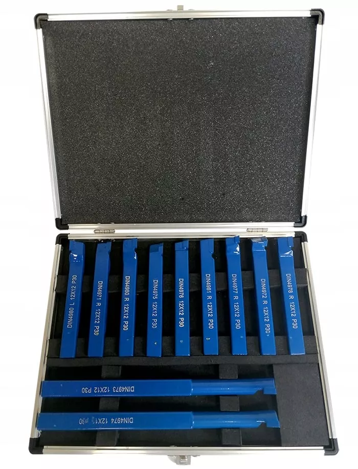 Set cutite strung instrument dalti strunjire 12x12 11piese cu valiza ...