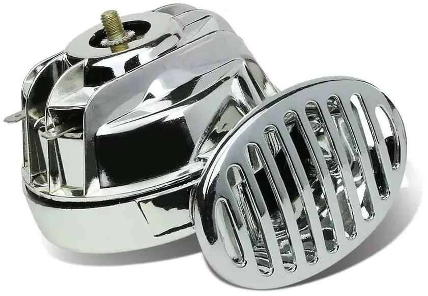 Claxon auto cromat 12V 2 buc CHR-01 avx-am01715 - cel.ro