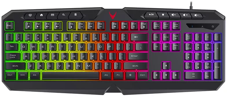 Set Gaming 4in1 Rgb Rainbow Varr 8473308000 - cel.ro