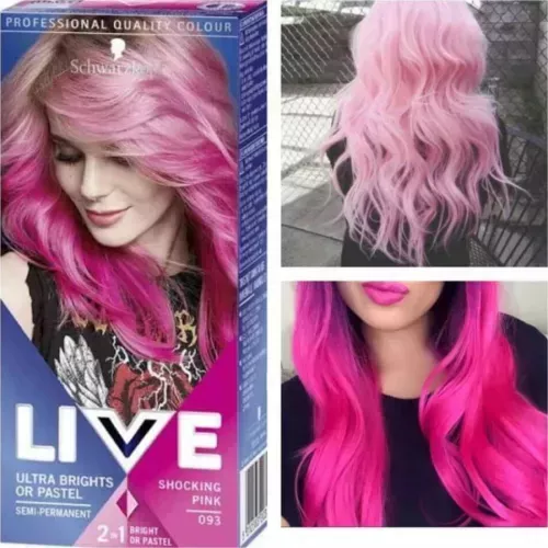 Vopsea de Par LIVE Ultra Brights or Pastel 093 Shocking Pink 80 ml - cel.ro