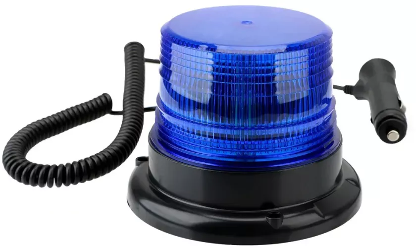 Girofar auto LED cu efect de rotatie magnetic 12/24V MRKT11530 - cel.ro