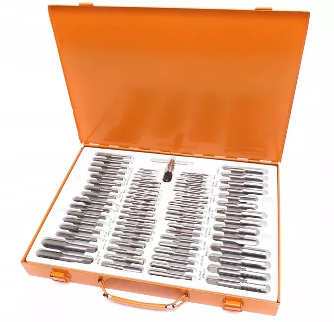 Trusa set tarozi si filiere 110 piese M2 - M14 M16 M18 M55876 0olz ...