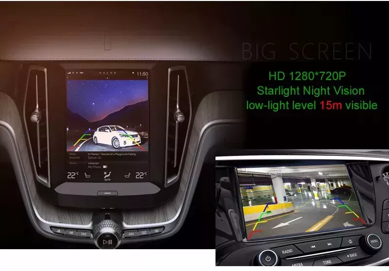 Camera marsarier HD cu StarLight Night Vision pentru Mercedes-Benz C ...