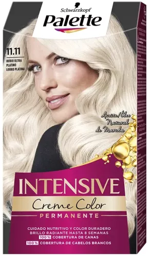 Vopsea de par permanenta Schwarzkopf Palette Intensive 11.11 blond ...