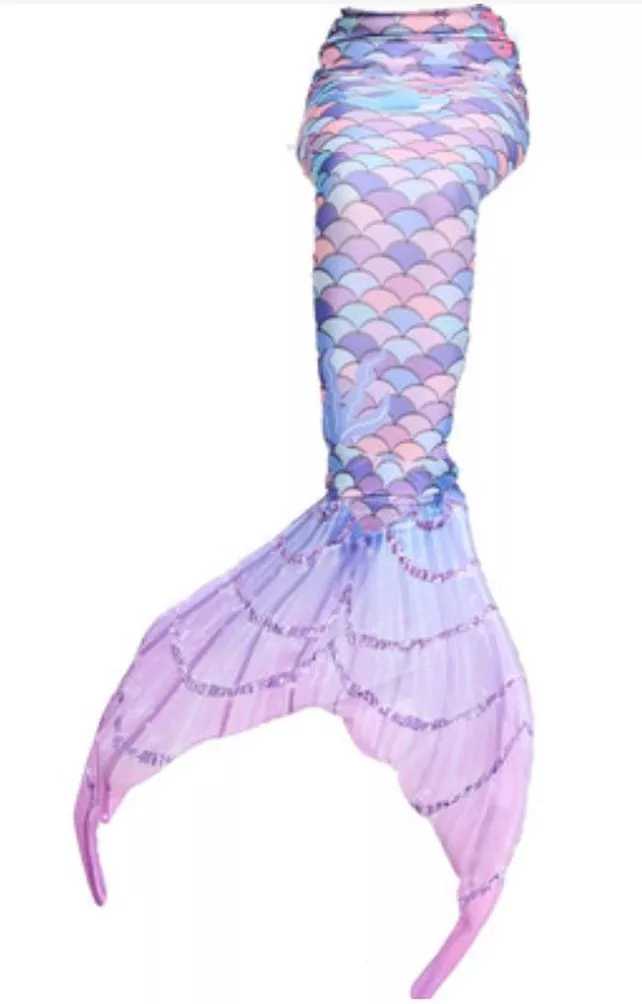 Set 2 piese Costum Sirena Printesa Ariel THK® coada sirena Inotatoarea ...