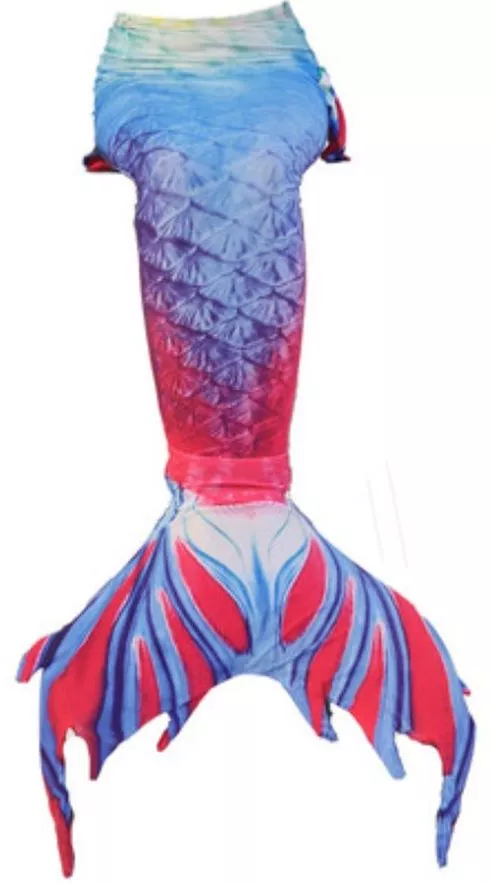 Set 2 piese Costum Sirena Ariel THK® coada sirena si Fina Inot pentru ...