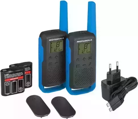 Statie radio PMR portabila Motorola TALKABOUT T62 BLUE set 2 buc GLS ...