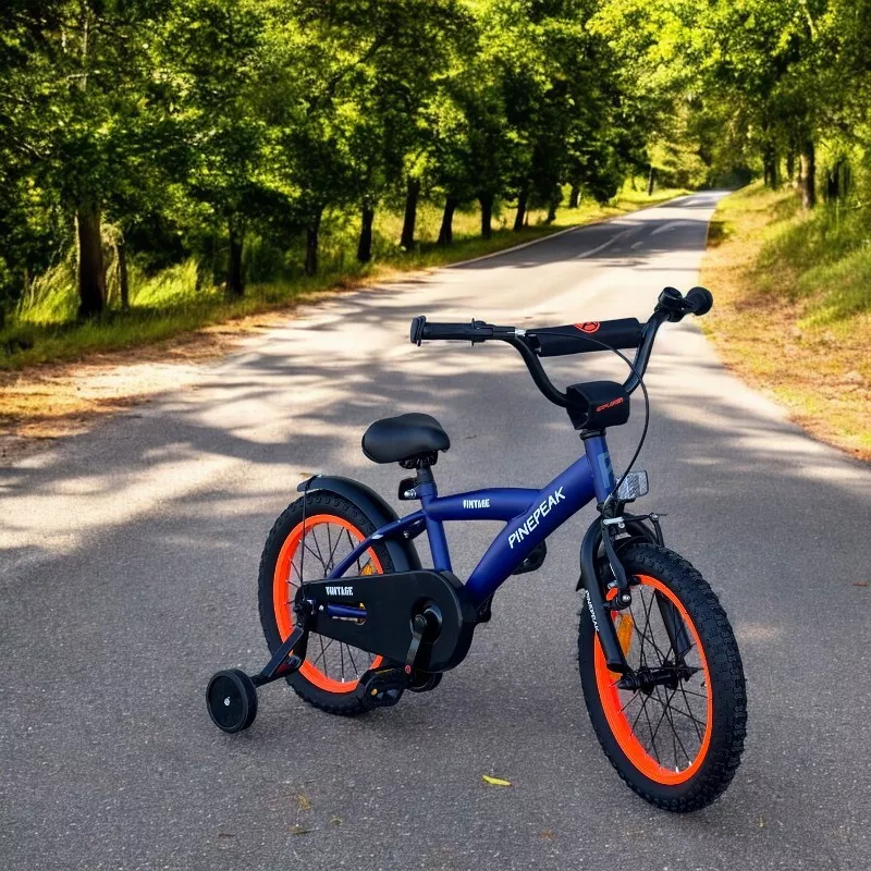 Bicicleta 16 inch roti ajutatoare cadru otel 23 cm ghidon reglabil ...