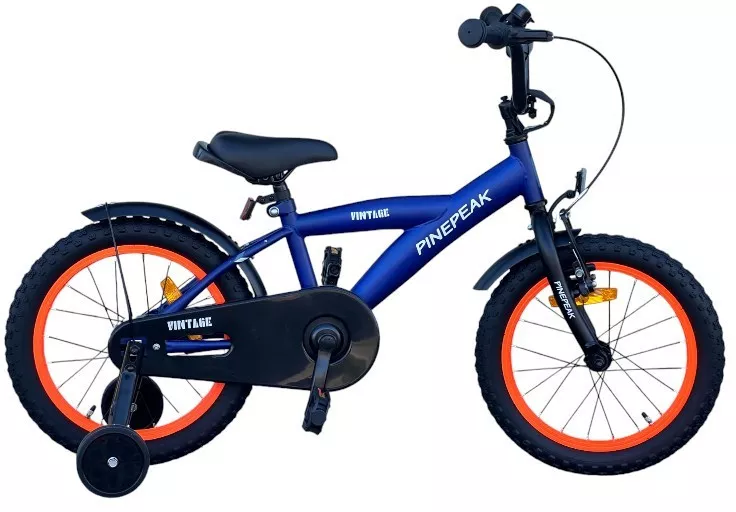 Bicicleta 16 inch roti ajutatoare cadru otel 23 cm ghidon reglabil ...