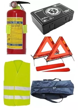 Kit auto complet &ndash Trusa 2x Triunghiuri Stingator cu manometro ...