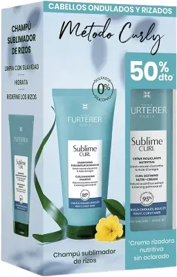 Set Sampon pentru parul cret 200 ml + Crema pentru definirea buclelor ...