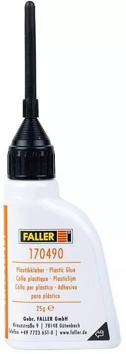 Adeziv plastic pentru modelism uscare rapida 25g 170490-Faller