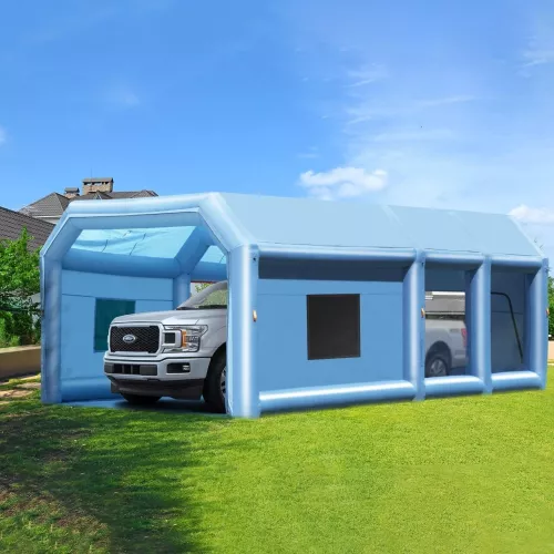 Cabina de vopsit gonflabila 2 x suflante 750/1000W dimensiune ...