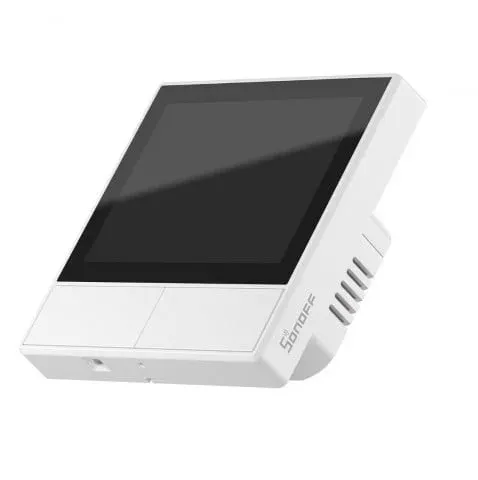 Intrerupator Smart cu touch si functie termostat Sonoff NS Panel - alb - cel.ro