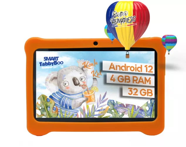 Tableta copii SMART TabbyBoo Koala KID 2025 ecran 7&rdquo IPS 32GB 4GB ...