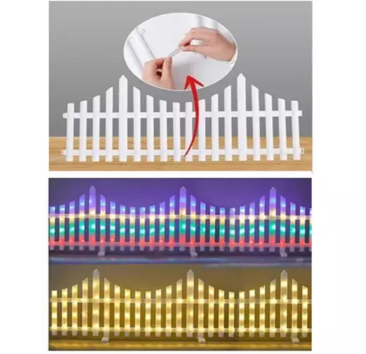 Gard iluminat tip piramida interconectabil 3m 160LED 2 modele MRKT9326 ...