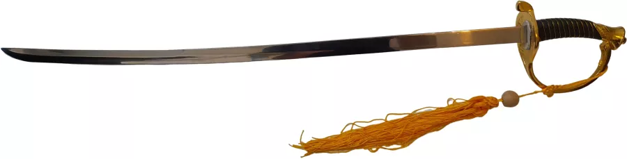 Sabie decorativa IdeallStore® panoplie Marine Corps argintiu otel 88 cm ...