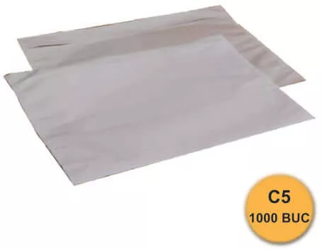 Plicuri C5 Awb Autoadezive Din Plastic Cu Fereastra Set 1000 Buc ...