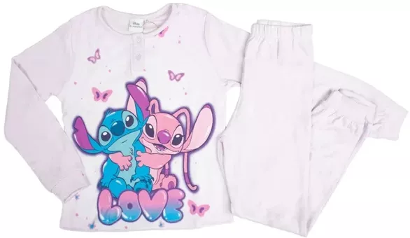 Pijamale copii Disney Stitch XH20125 Roz 6 ani 116 CM 4nyu_953240135 ...