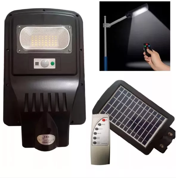 Proiector Led KlaussTech Cu Panou Solar Telecomanda Inclusa Rezistenta