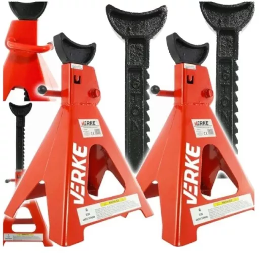 Set 2 capre pentru sustinere capacitate 6 tone Verke PowerX_1714 - cel.ro