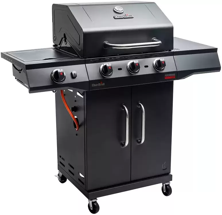 Gratar pe gaz din inox Char-Broil Performance Power Edition 3 grile din ...